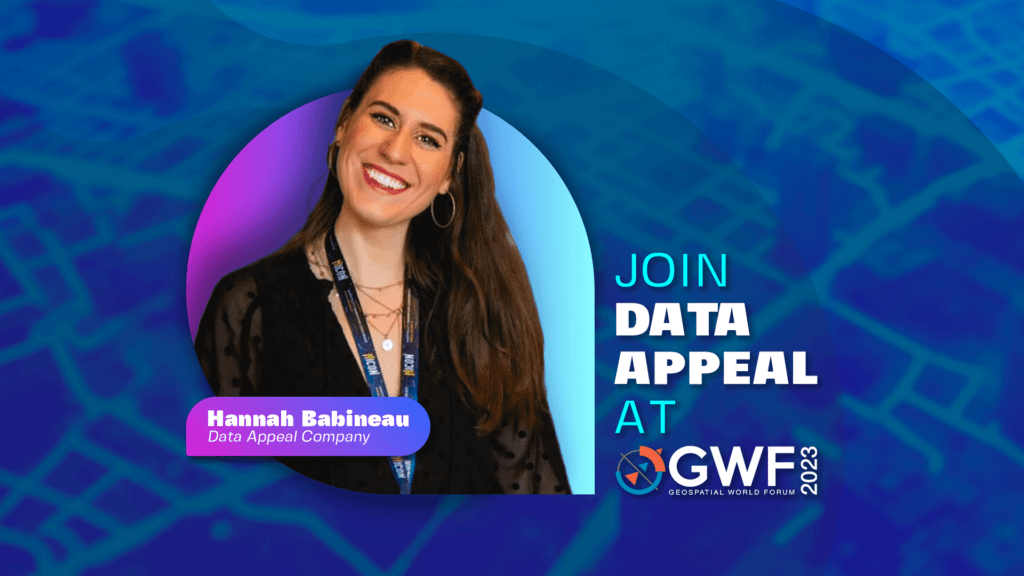 The Data Appeal Team at the Geospatial World Forum 2023