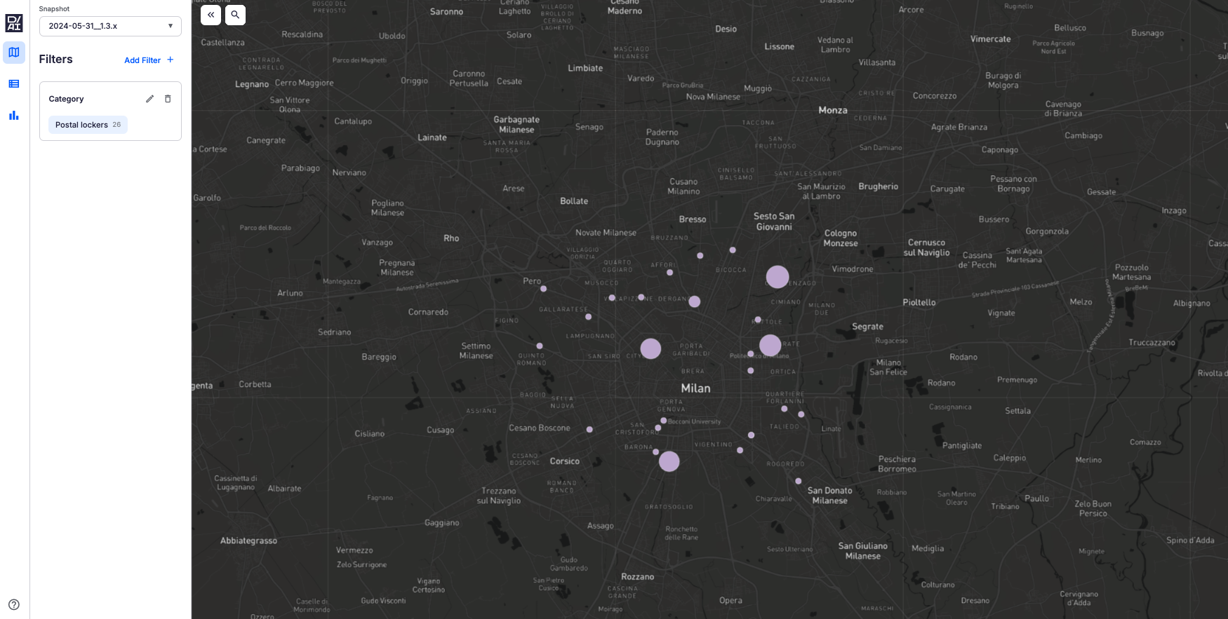 Choosing the best locations for parcel lockers using location data